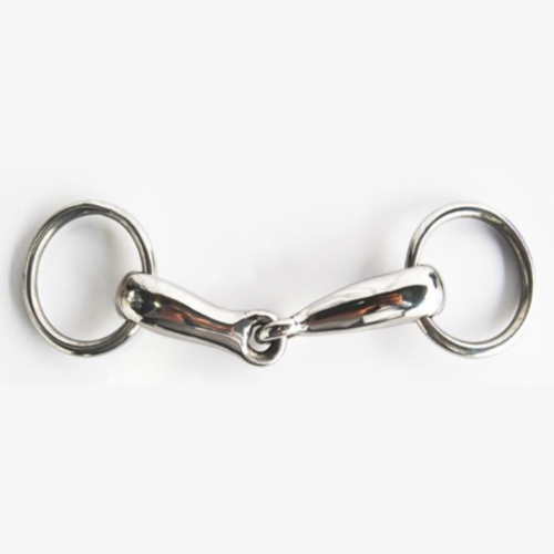 Mors 2 anneaux simple brisure inox - Robert Lye • Équitation Privée