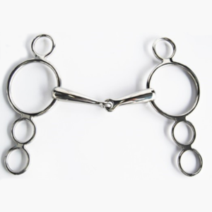 Mors 4 anneaux simple brisure inox - Robert Lye • Équitation Privée