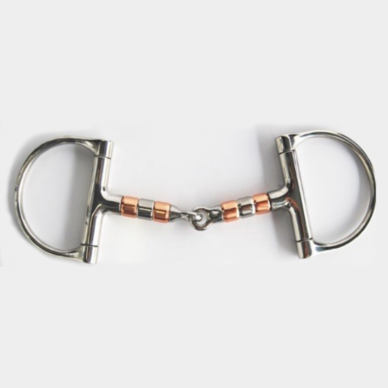 Mors verdun simple brisure inox et cuivre - Robert Lye • Équitation Privée